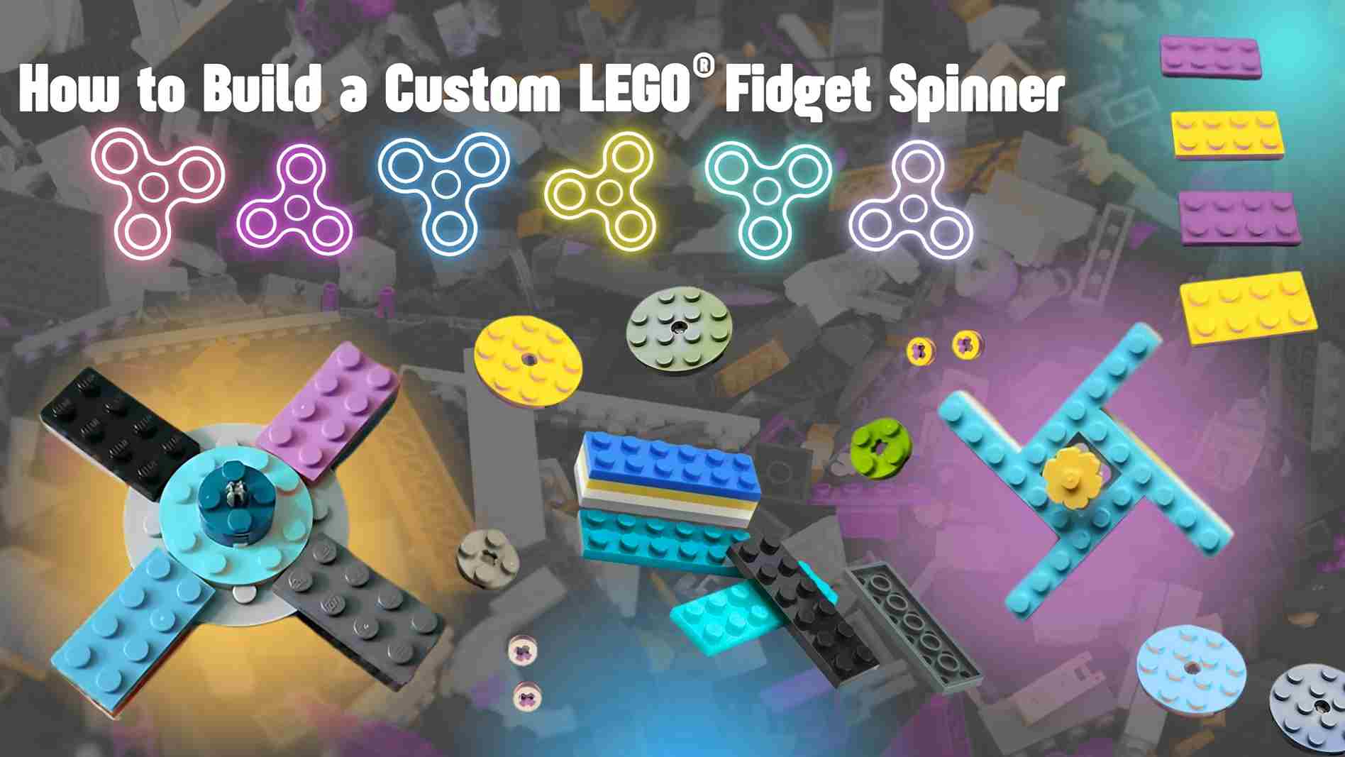 How to Build a Custom LEGO® Fidget Spinner | Game of Bricks DE